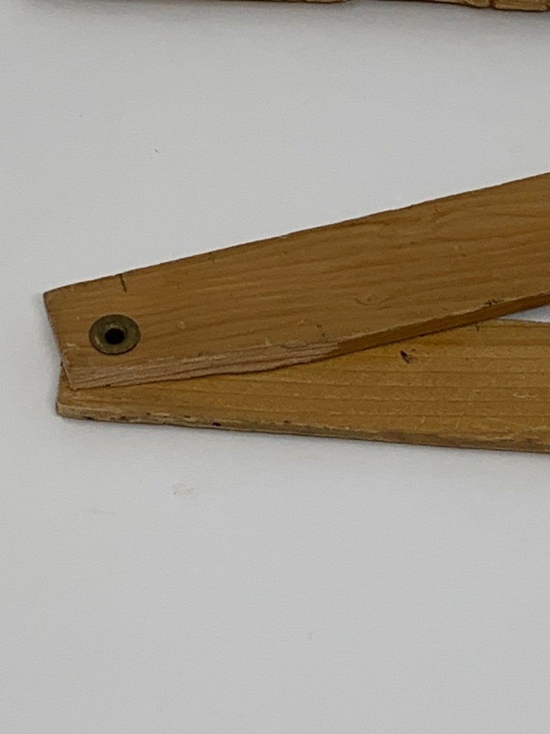 Vintage Tri Fold Wooden Advertising Ruler - Etsy