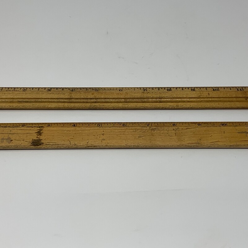 Vintage Wooden Ruler - Etsy