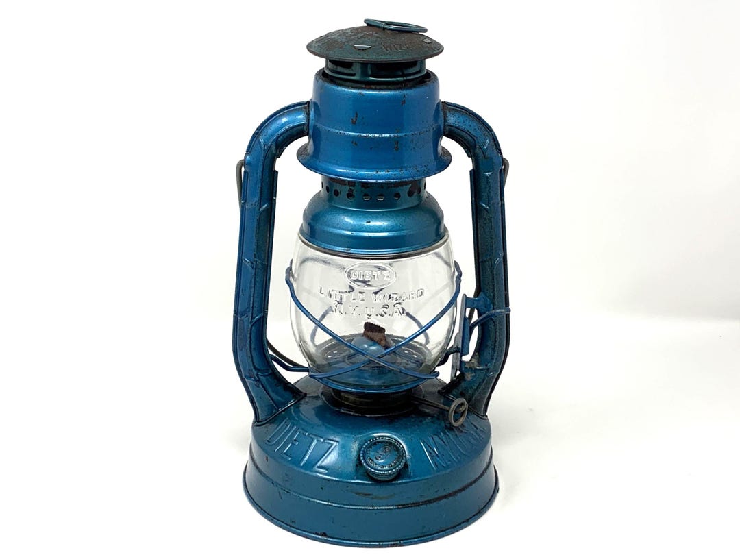 Vintage Dietz Blue Little Wizard Oil Lantern - Etsy