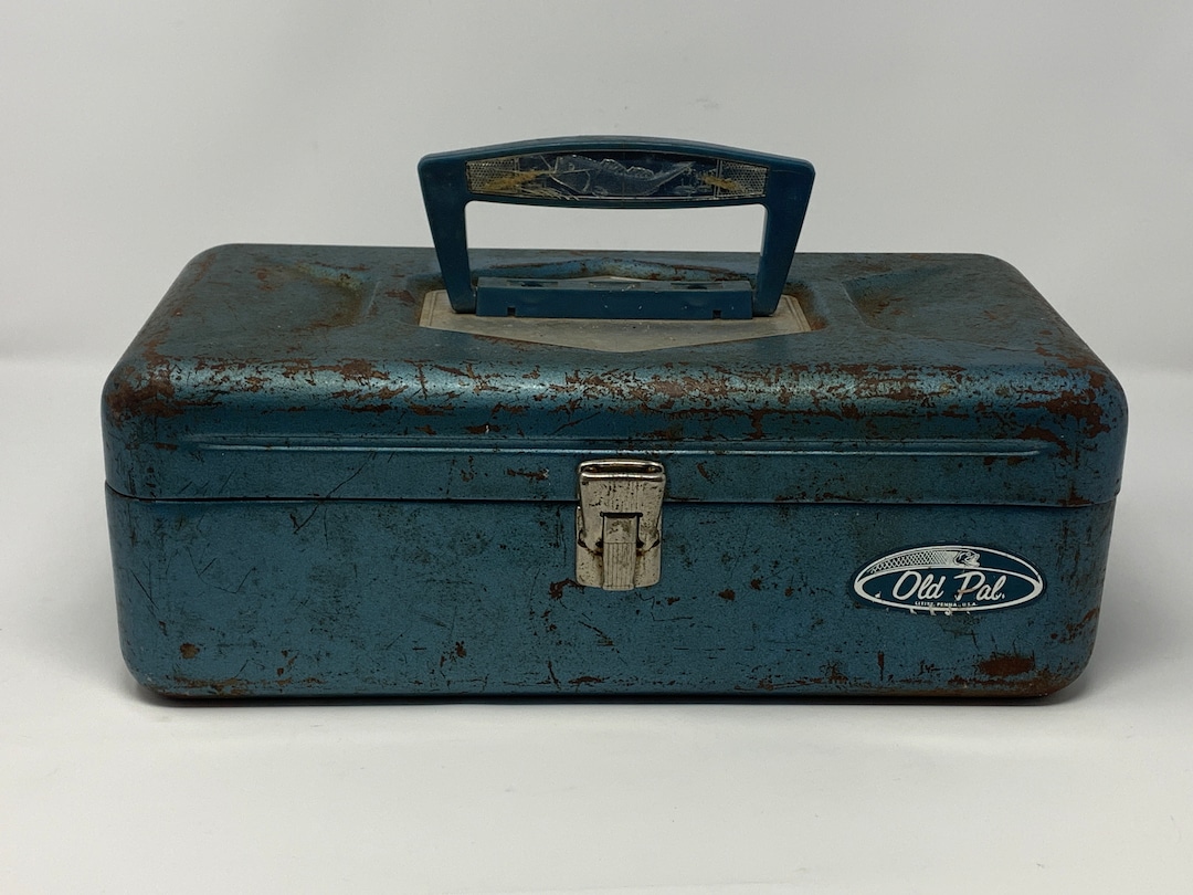 Vintage Old Pal Tackle Box Full of Vintage Tackle - Etsy