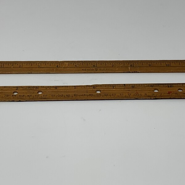 Vintage Wooden Ruler - Etsy