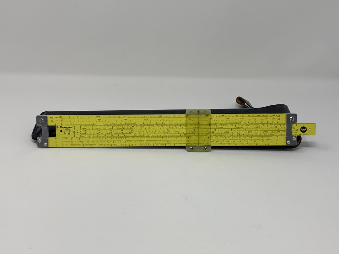 Vintage Aluminum Pickett Log Slide Ruler L Model N-500-ES HI Log - Etsy