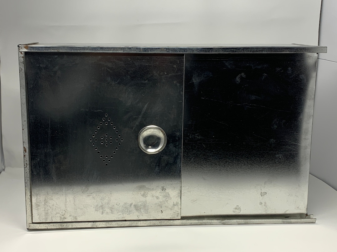 Vintage Metal Bread Box, Mid Century Modern, Atomic Era Bread Box - Etsy