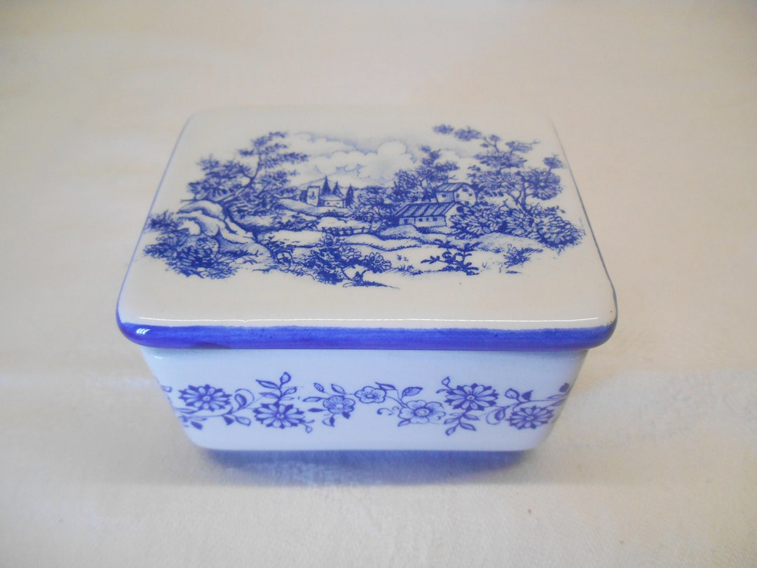 Porcelain Box Ker Vitrex Vintage 70s, Vintage Ceramic Box, Vintage Ker ...