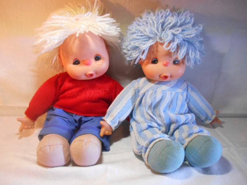 IMPROVED Dolls Vintage Doll Spumone Doll 70s Boy and Girl 28 - Etsy