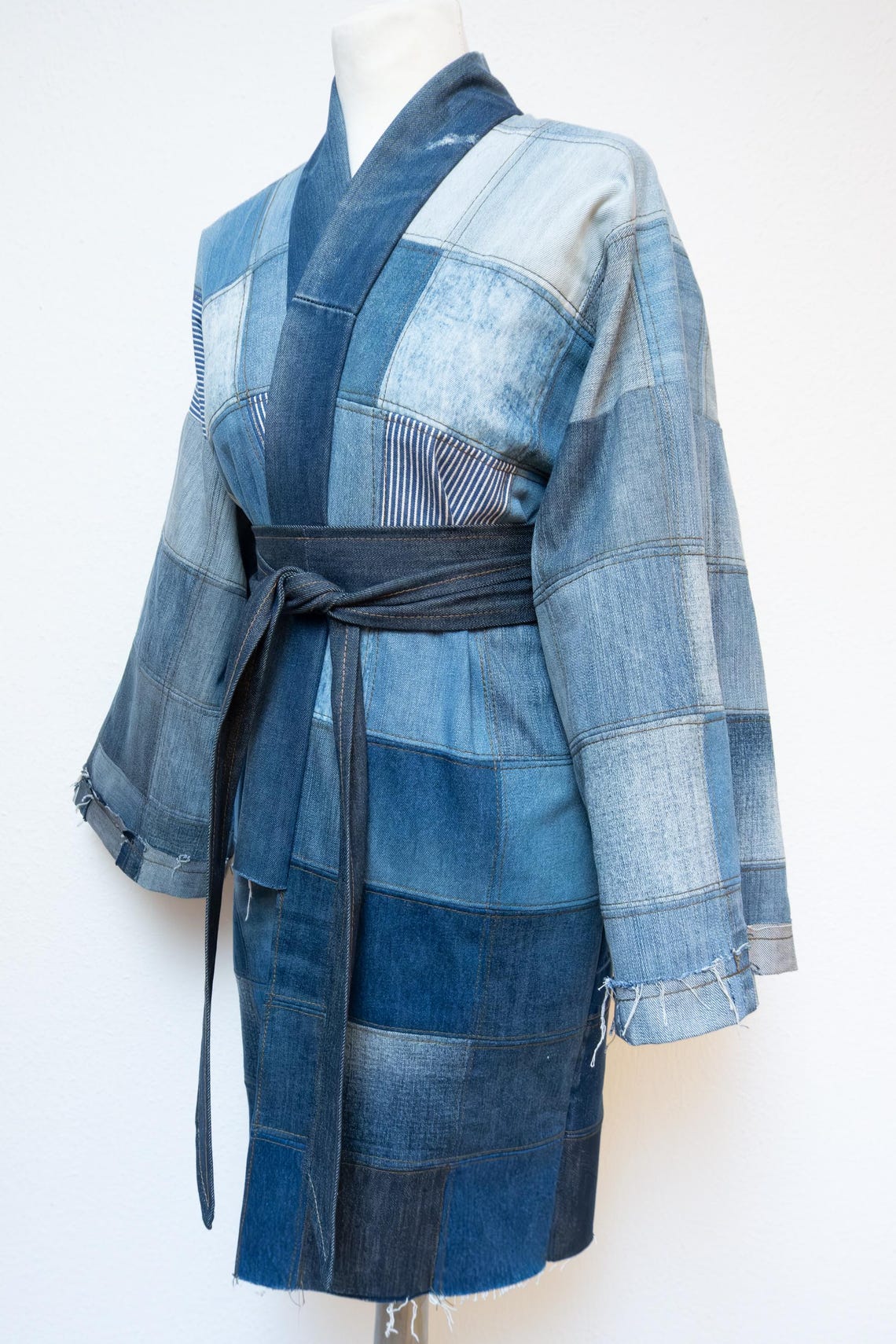 Sustainable Fashion, Upcycled Kimono, Reversible Kimono, Unisex ...