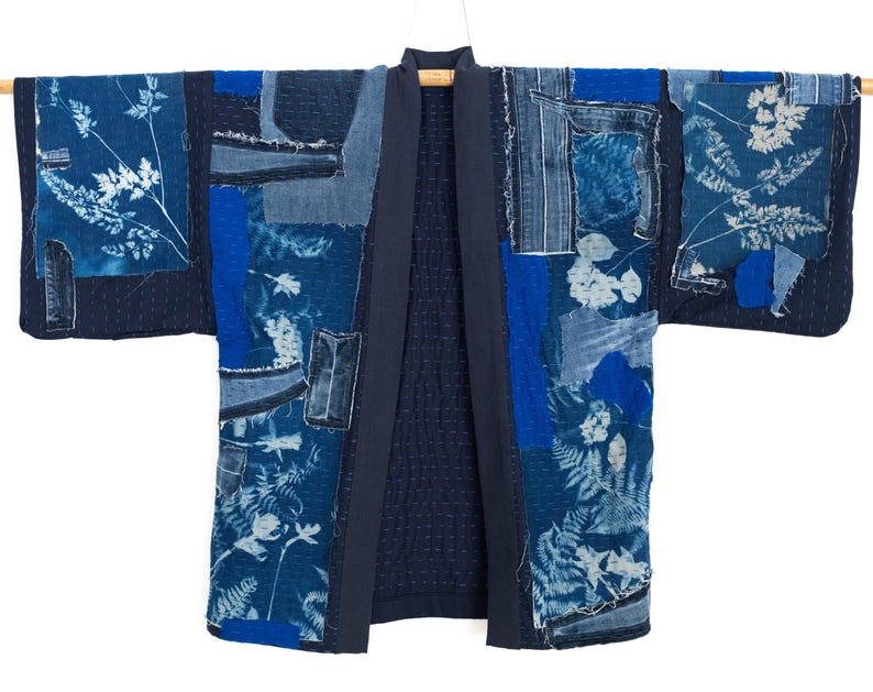 Sustainable Fashion, Upcycled Kimono, Reversible Kimono, Unisex ...
