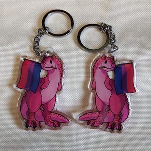 LGBT Dinosaurs - Pride & Archeology Themed Acrylic Keychains - Etsy