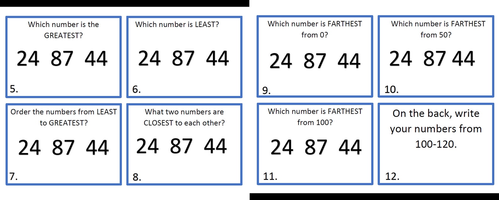 1st Grade Math Activity: Counting to 120 | Interactive Learning ...