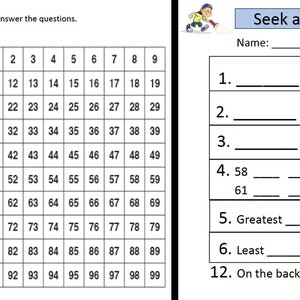 1st Grade Math Activity: Counting to 120 | Interactive Learning ...
