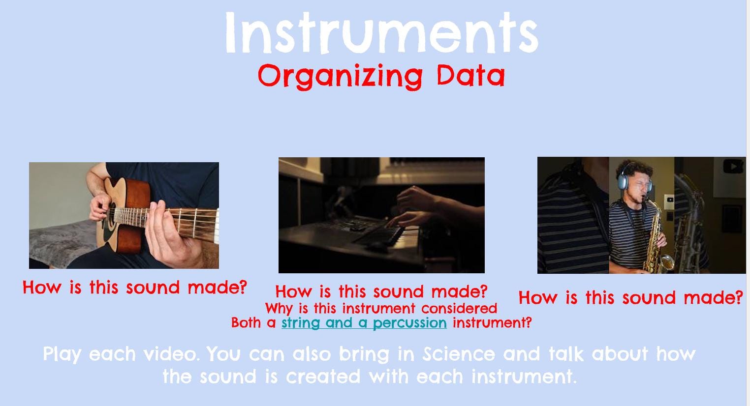 Interactive Powerpoint: Tally Charts & Graphs + Science of Sound - Etsy
