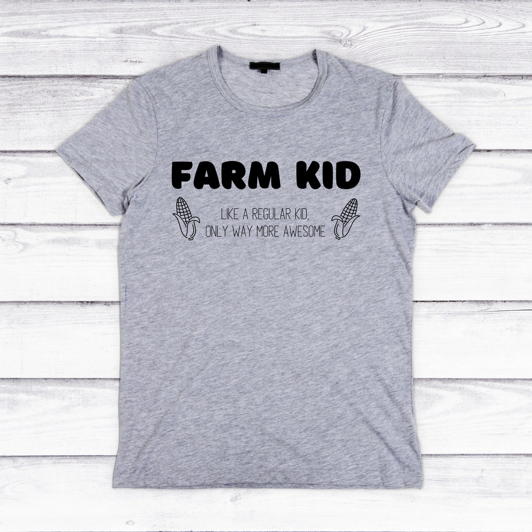 Farm Shirt, Farm Kid, Farm Hand, Kids Graphic Tee, Farm Kids Tee, Farm ...