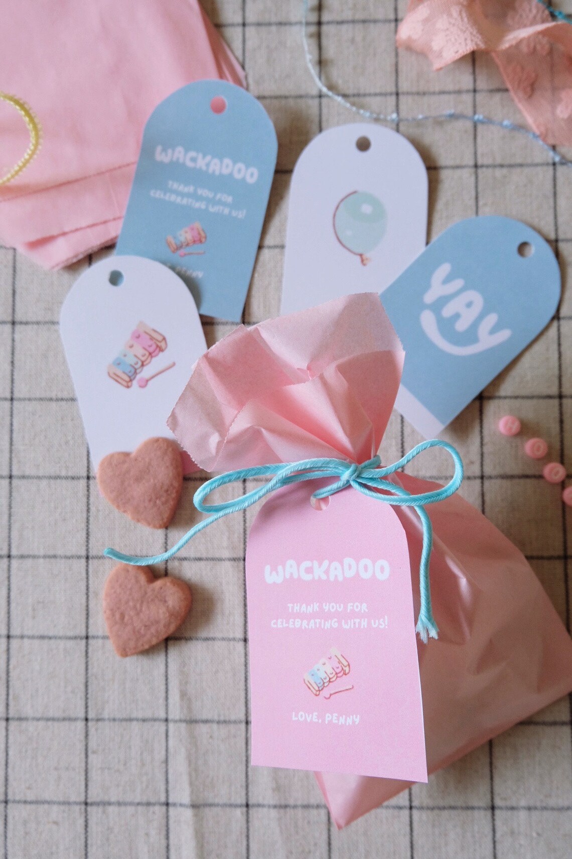 Aesthetic Bluey Gift Tags - Etsy