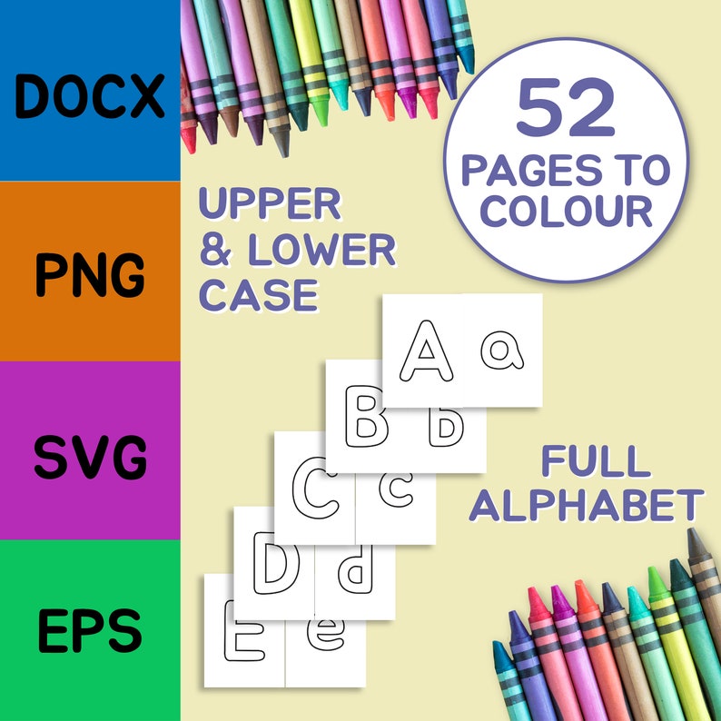 Printable Colouring Sheets, Alphabet Activity Worksheets English ...