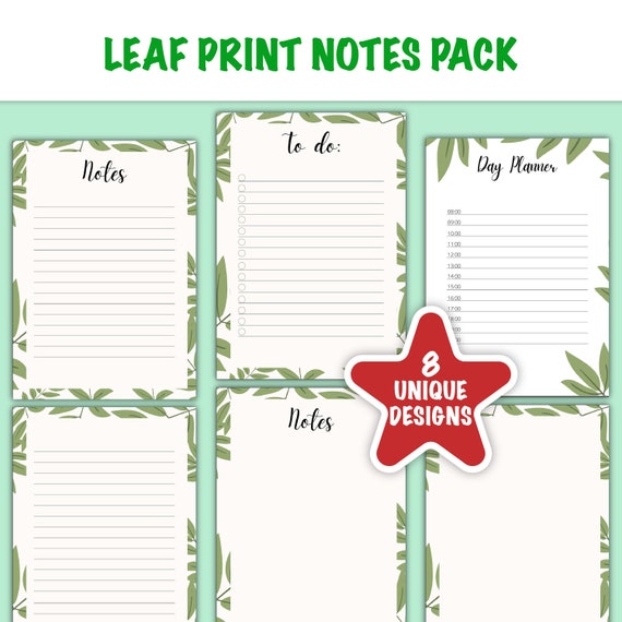 Printable Lined/unlined Note and Letter Pack Printable Writing - Etsy
