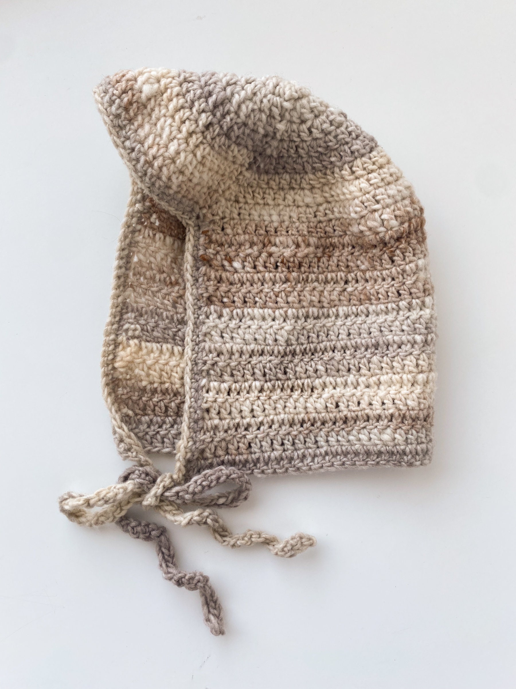 Adult Bonnet top Down Crochet Pattern PDF - Etsy Canada