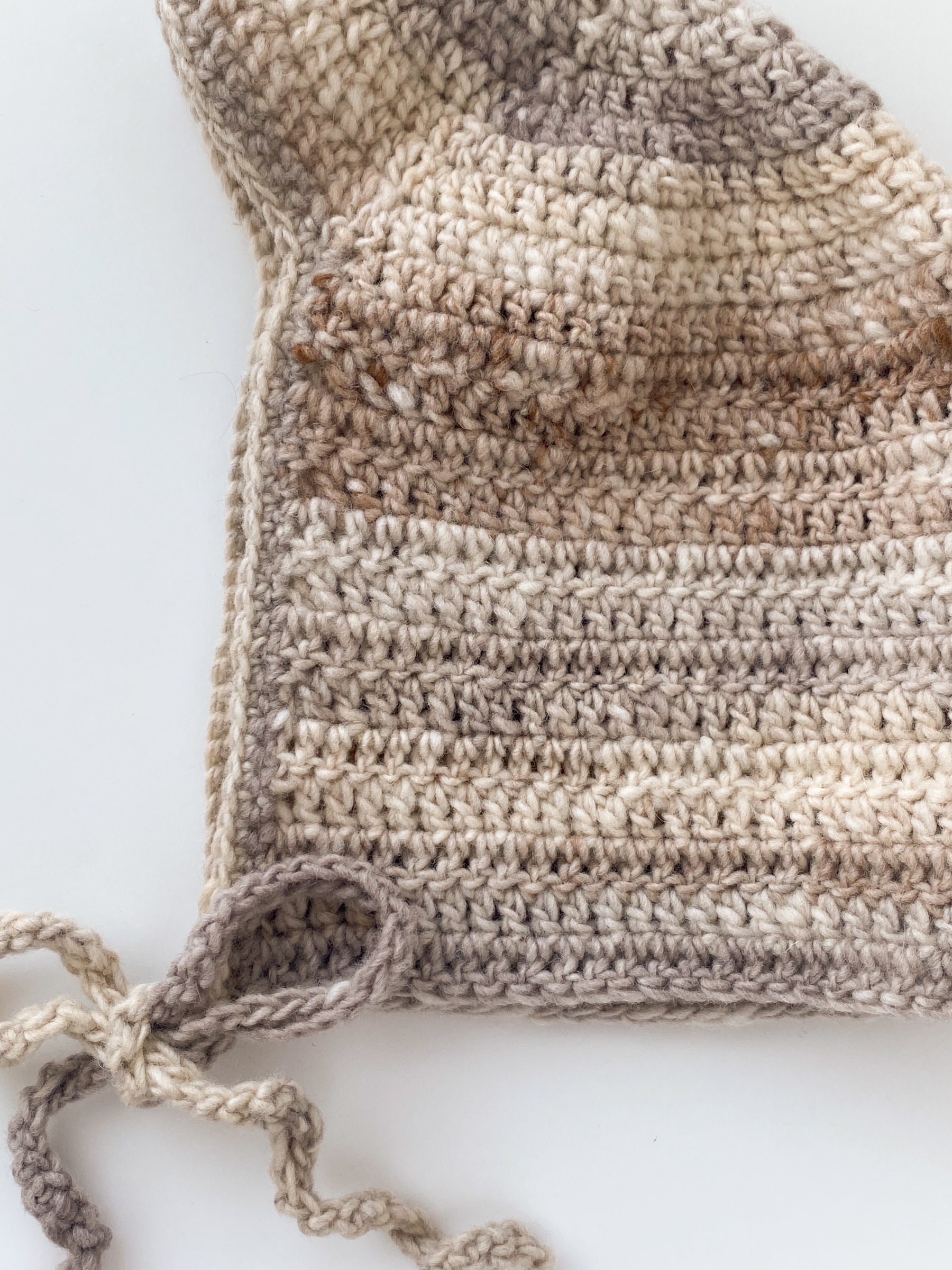 Adult Bonnet top Down Crochet Pattern PDF - Etsy Canada