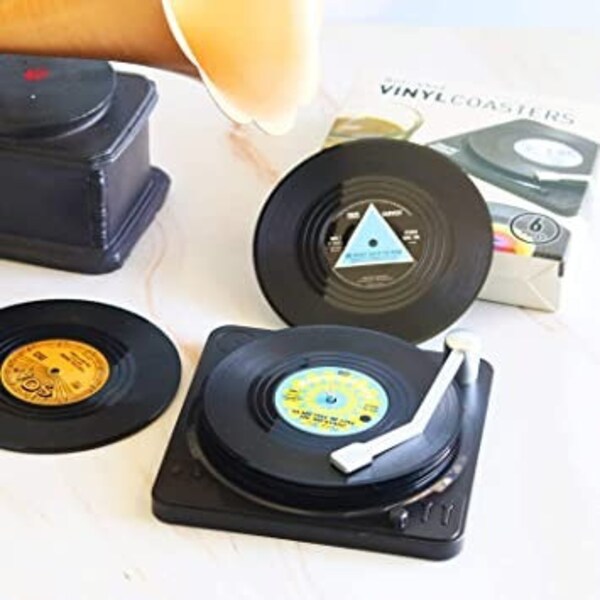 Vinyl Coasters - Etsy