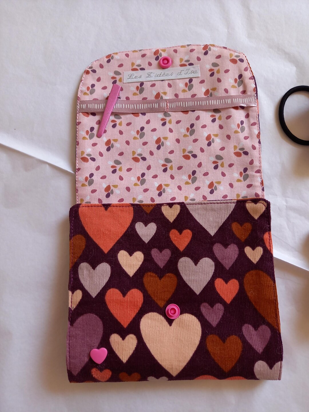 Velvet Fabric Hair Clip Pouch - Etsy