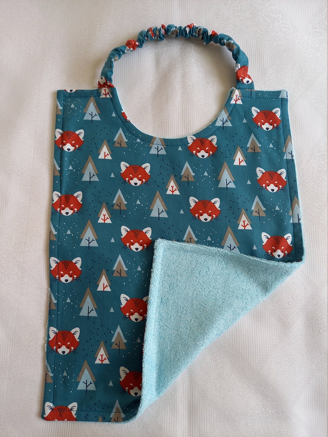 Children's Bib With Elastic, Terry Cloth and Cotton. School Bib - - Etsy