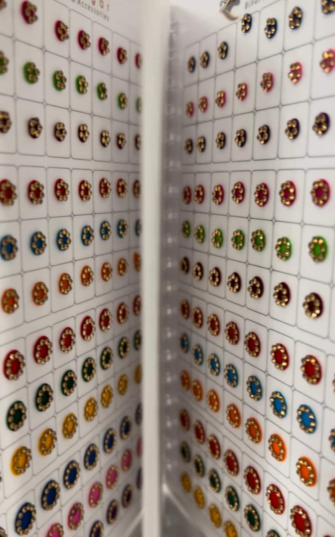 Bindi Book With Crystal Stones Indian Bollywood - Etsy
