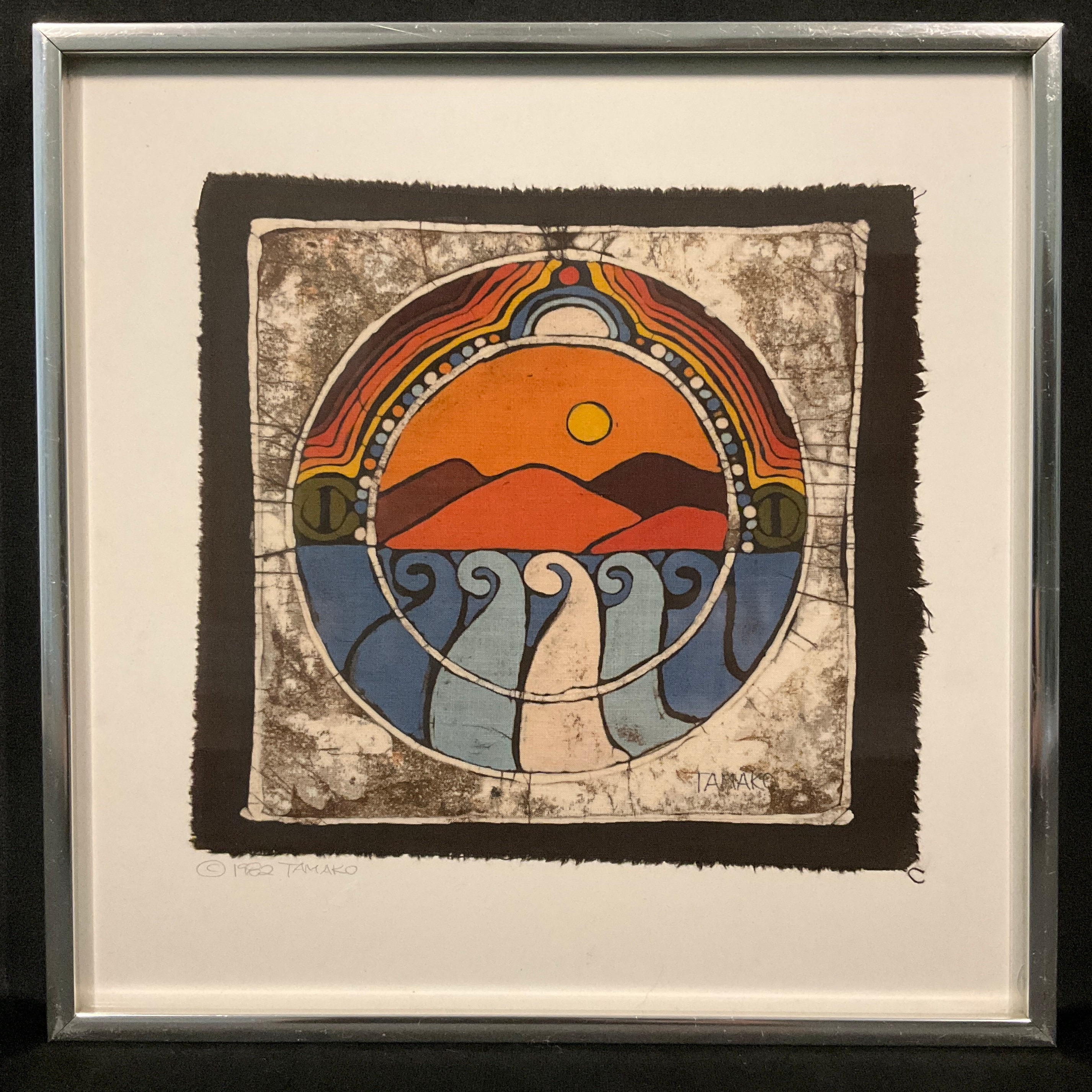 1970s Original Batik Art