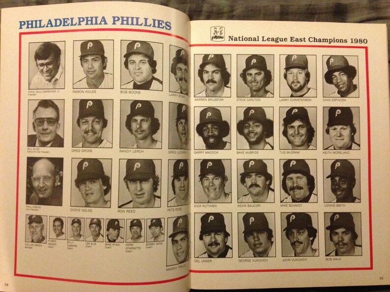 1980 World Series Program, Philadelphia Phillies (edition) Vs Kansas ...