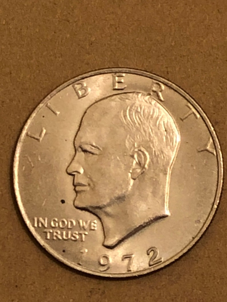 1972 Eisenhower Dollar – No Mint Mark! - Lot # 8 - Etsy
