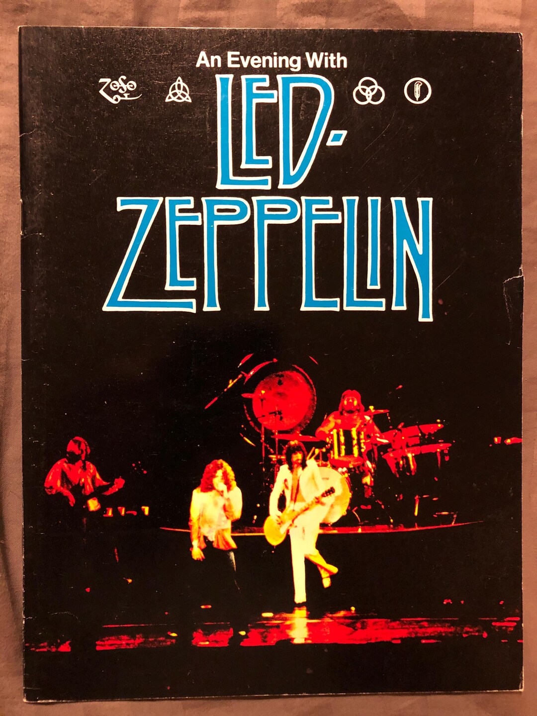 Vintage an Evening With Led Zeppelin 1977 USA Tour Book, Christmas Gift ...