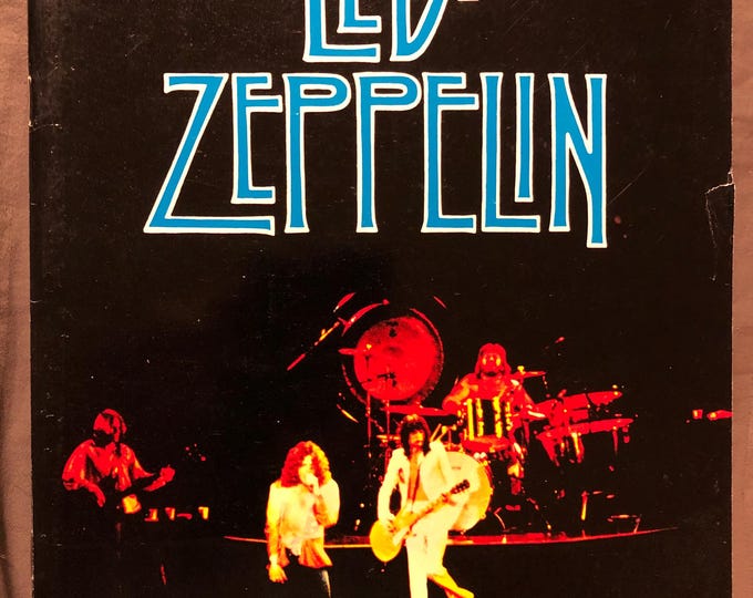 Vintage an Evening With Led Zeppelin 1977 USA Tour Book, Christmas Gift ...