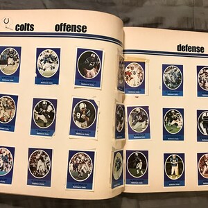 Vintage Sunoco NFL Action '72 Football Stamp Book, Football Memorabilia ...