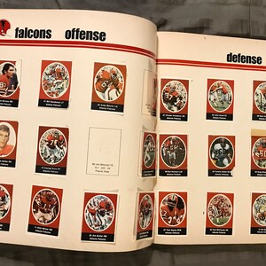 Vintage Sunoco NFL Action '72 Football Stamp Book, Football Memorabilia ...