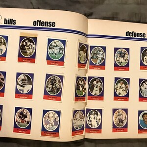 Vintage Sunoco NFL Action '72 Football Stamp Book, Football Memorabilia ...