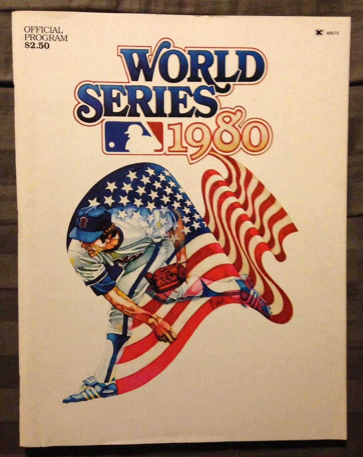 1980 World Series Program, Philadelphia Phillies (edition) Vs Kansas ...