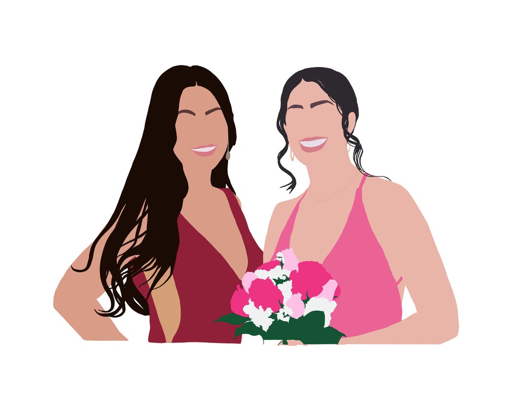 Color Block Portraits - Etsy