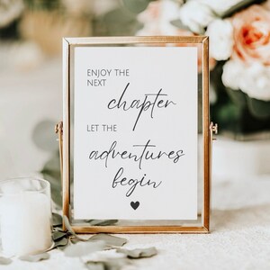 Enjoy the Next Chapter, Let the Adventures Begin, Retirement Sign ...
