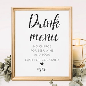 Your Presence is the Greatest Gift Sign, Minimalist Wedding Cards and ...