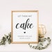 Let Them Eat Cake Sign, Wedding Cake Sign, Reserved for Vegan Guests ...