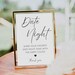 Date Night Sign, Wedding Date Jar Sign, Date Night Ideas Sign, Date Jar ...
