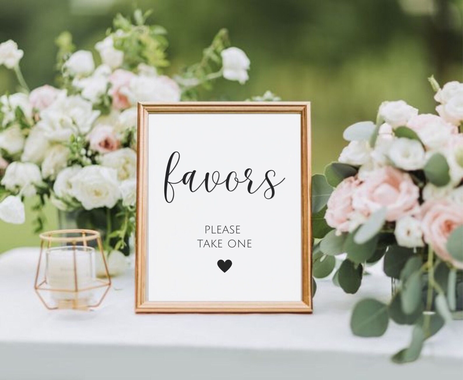 Minimalist Favors Sign Printable Modern Wedding Favor - Etsy