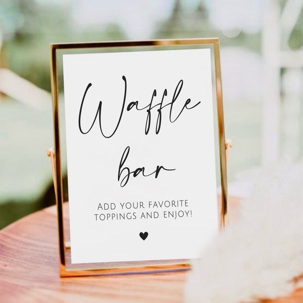 Wedding Waffle Bar - Etsy