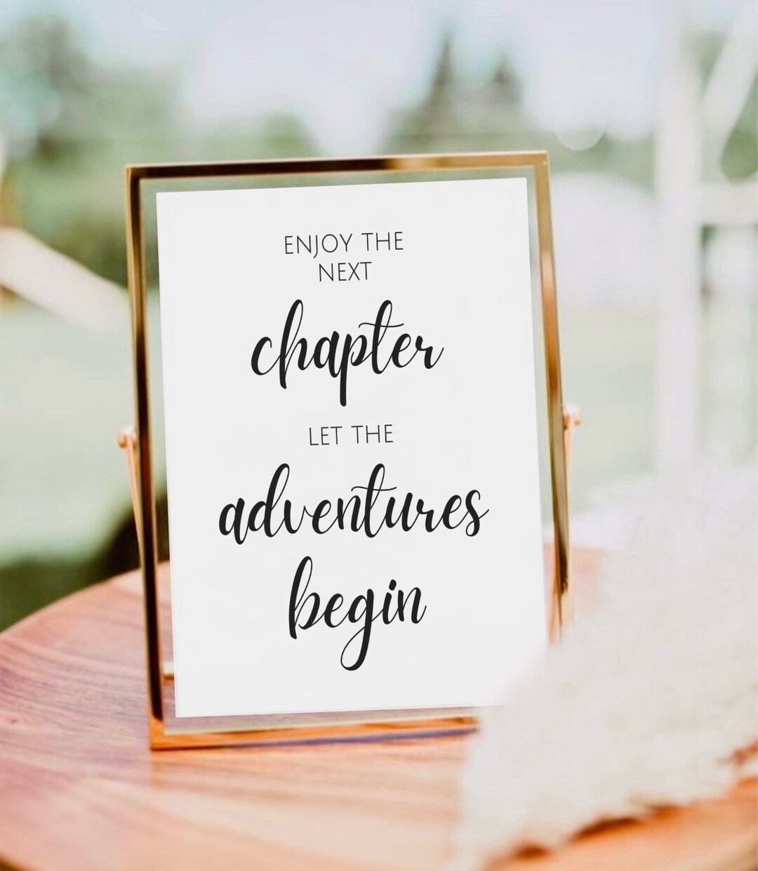 Enjoy the Next Chapter, Let the Adventures Begin, Retirement Sign ...