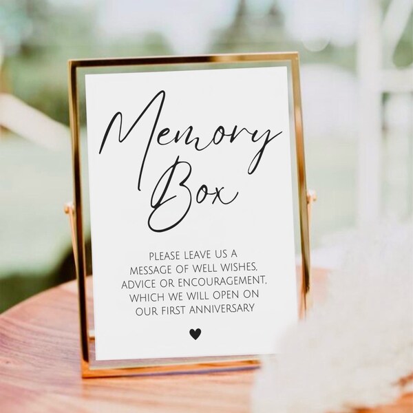 Wedding Memory Box - Etsy
