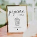 Popcorn Bar Sign,wedding Popcorn Sign, Popcorn Favors Wedding Signage ...