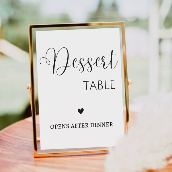 Sweets Table Sign - Etsy