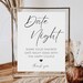 Date Night Sign, Wedding Date Jar Sign, Date Night Ideas Sign, Date Jar ...