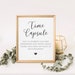 Minimalist Time Capsule Sign, Wedding Time Capsule Guestbook Sign ...