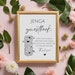 Jenga Guestbook Sign, Wedding Guest Book Sign, Printable Jenga ...