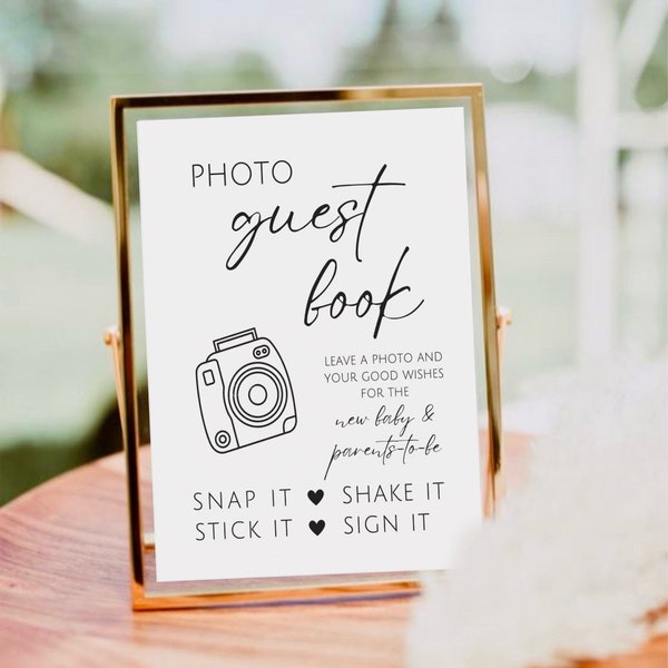 Polaroid Guest Book Sign - Etsy