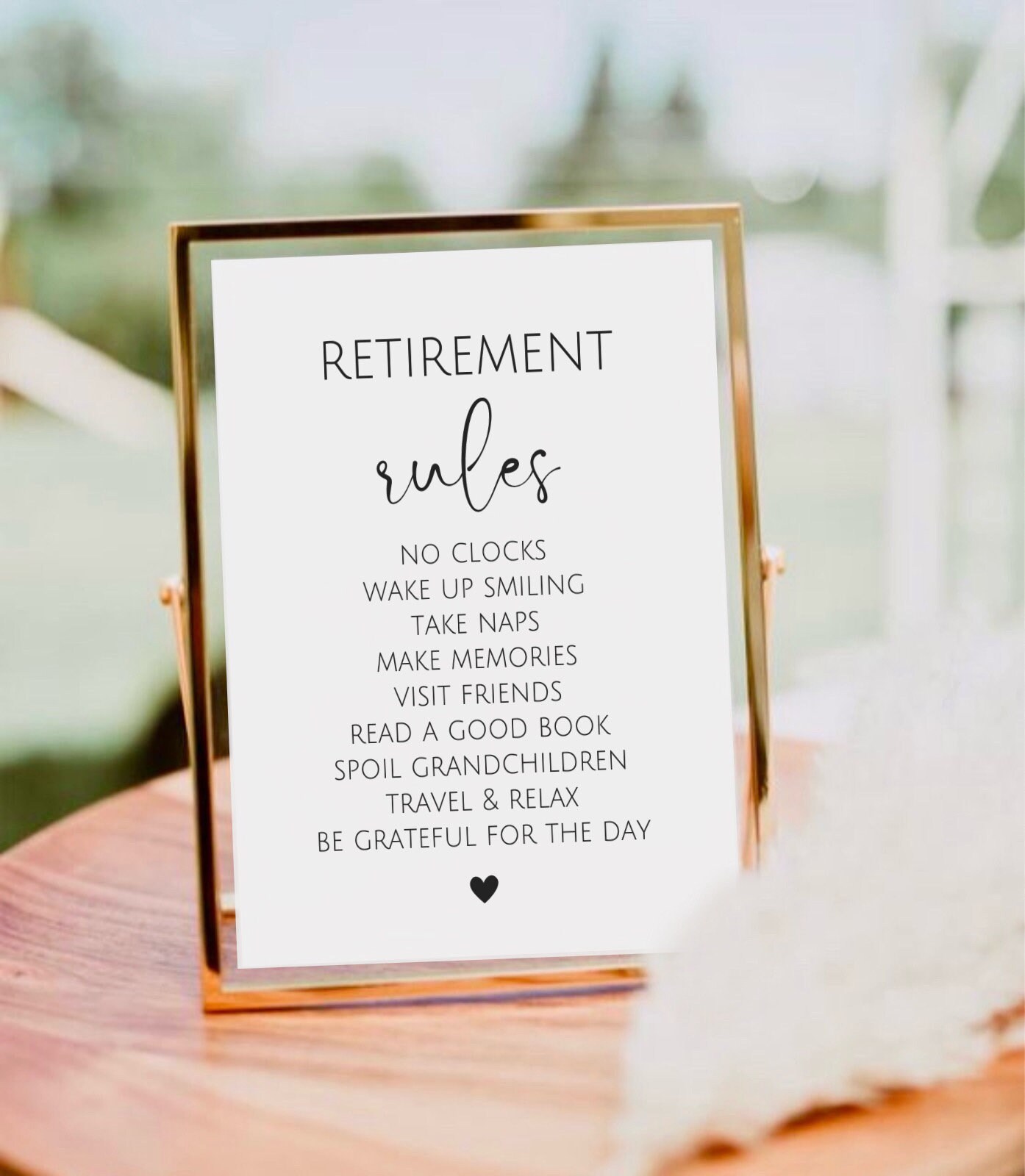 Retirement Rules Sign, Retirement Party Sign, Retirement Sayings, New ...